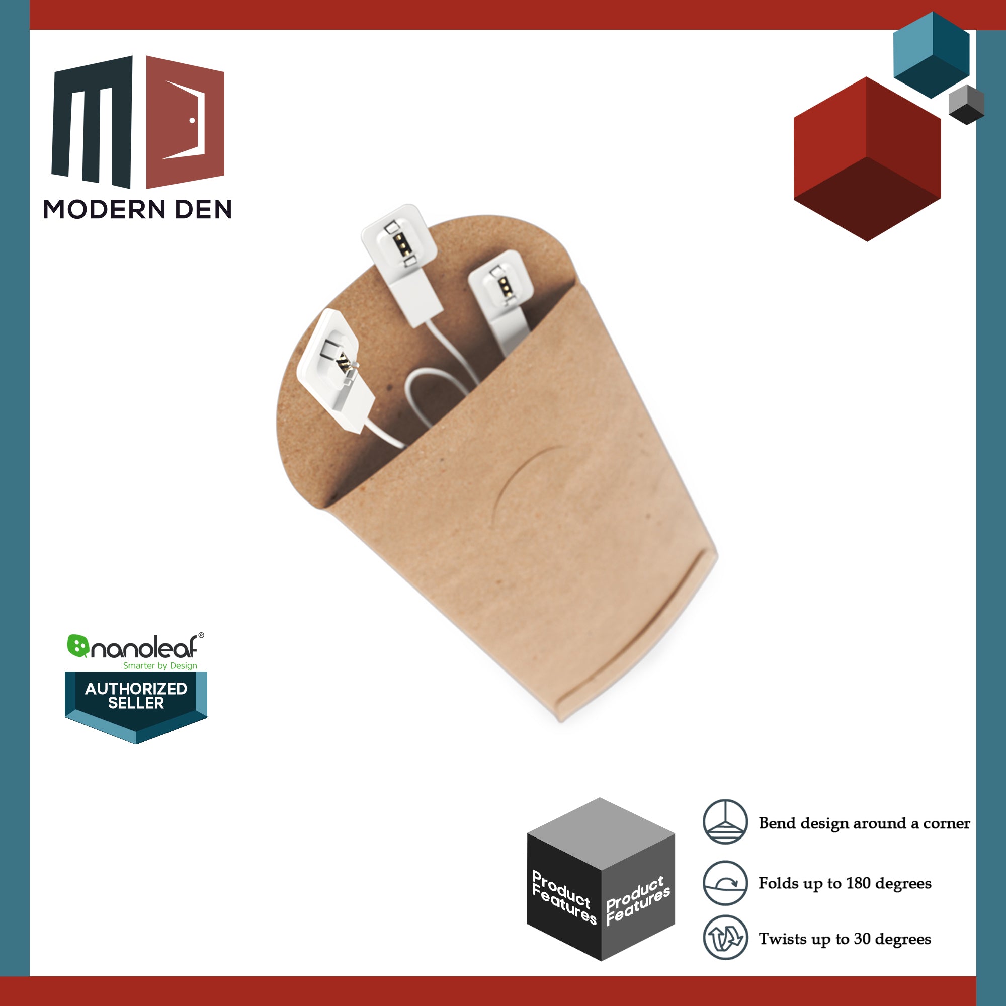 Nanoleaf | Shapes | Flex Linkers | 3 Pack – Modern Den PH